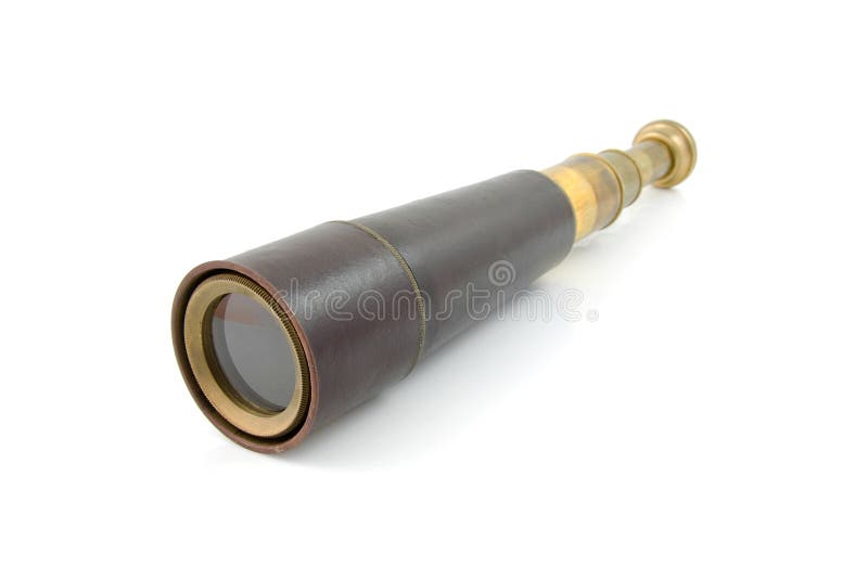 Spyglass Pirate Scope Monocular Stock Photo - Image of spyglass ...