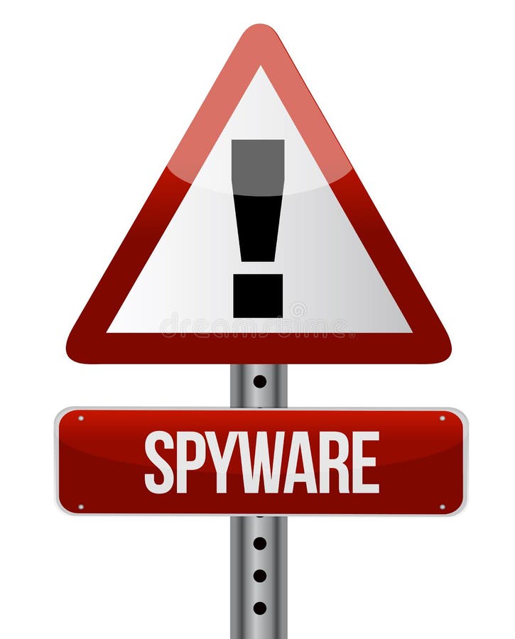 spyware sign stock illustration. Illustration of isolation - 28942876