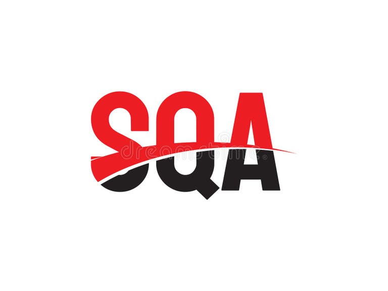 SQA Letter Initial Logo Design Vector Illustration Stock Vector ...