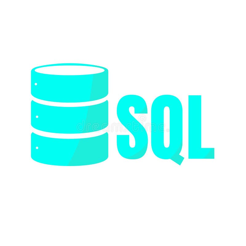 Sql-Datenbank-Ikone Logo Design UI Oder UX APP Vektor Abbildung ...