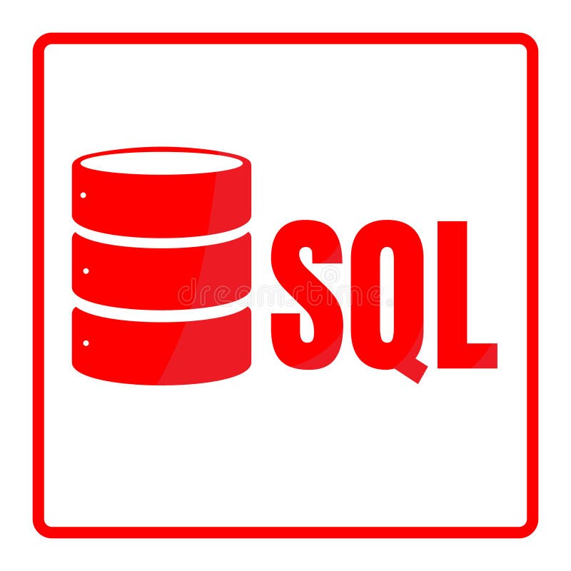 SQL Gegevensbestandpictogram Logo Design UI of UX App Vector ...