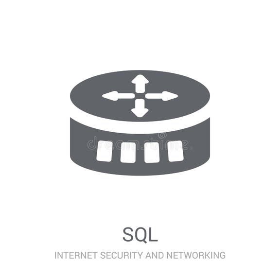 Sql Icon. Trendy Sql Logo Concept on White Background from Inter Stock ...