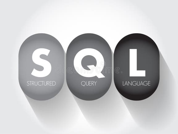 Sql Structured Query Language Standardized Language For Defining And 9387