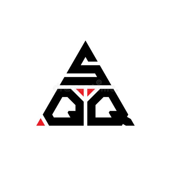 SQQ Triangle Letter Logo Design with Triangle Shape. SQQ Triangle Logo ...