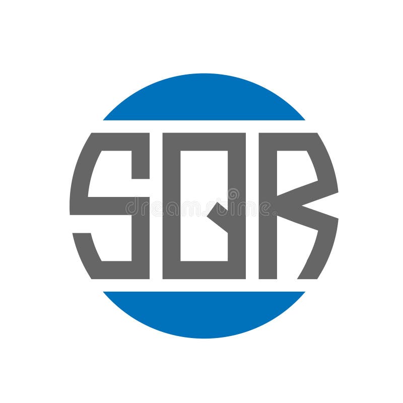SQR Letter Logo Design on White Background. SQR Creative Initials ...
