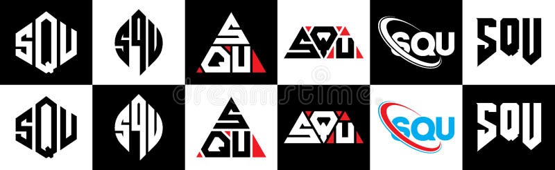 Squ Letter Logo Stock Illustrations – 15 Squ Letter Logo Stock ...