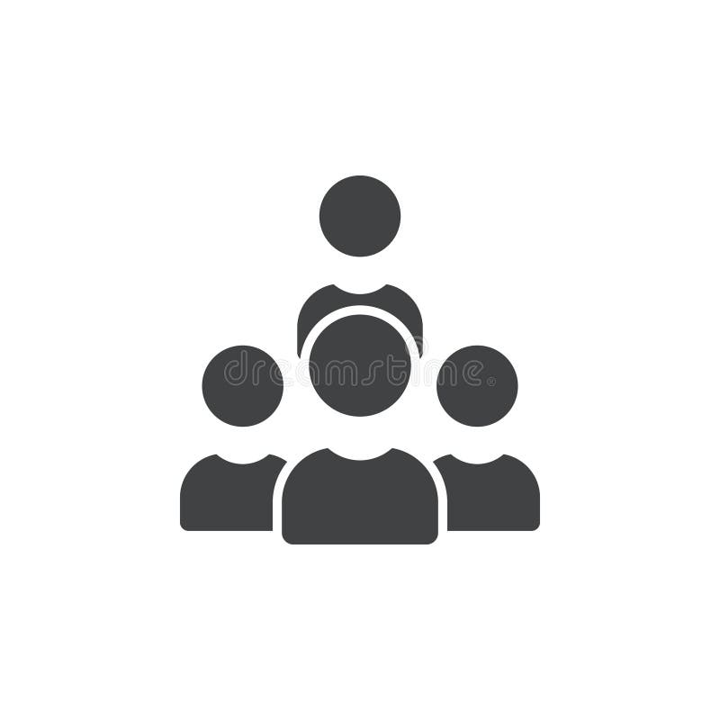 Squad Icon Group Symbol or Sign Vector Stock Illustration ...