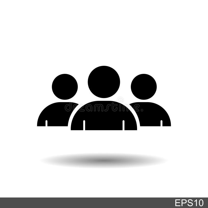 Squad Icon Vector Illustration Stock Vector - Illustration of head ...