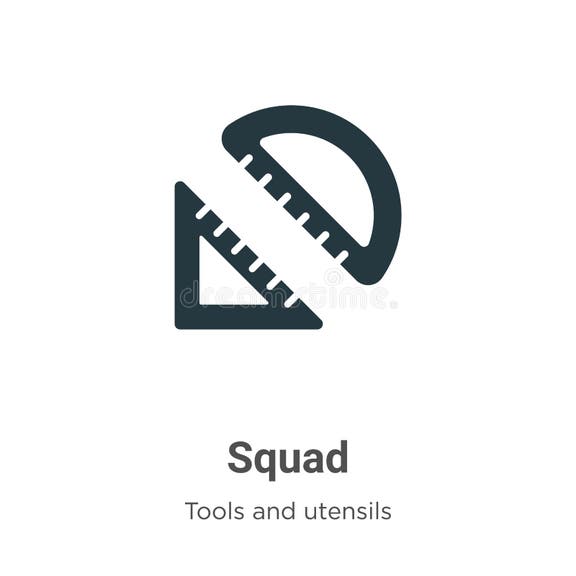 Squad Vector Icon on White Background. Flat Vector Squad Icon Symbol ...