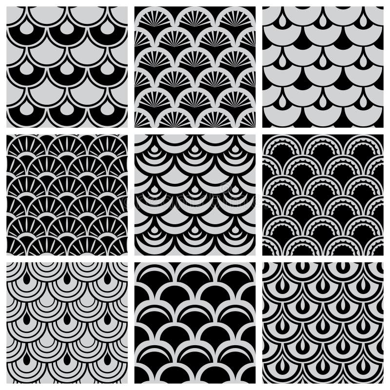 Squama seamless background stock vector. Illustration of patterns ...