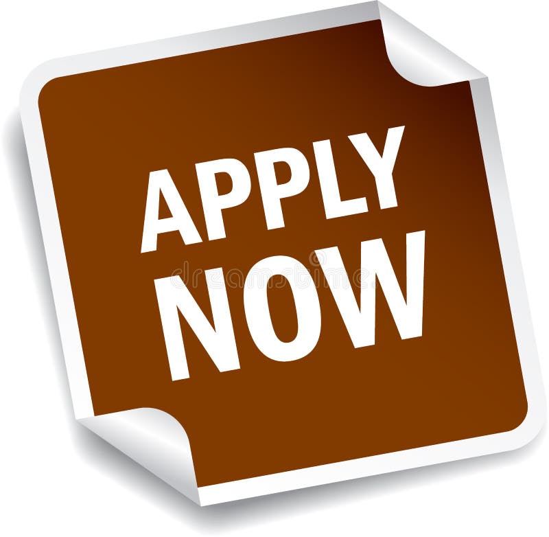 Apply Sticker. Square Isolated Label Sign. Peeler Stock Vector ...