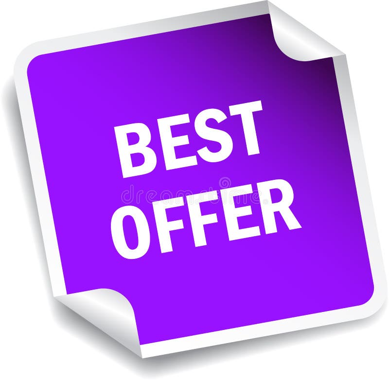Best Offer vector sticker stock illustration. Illustration of coupon ...