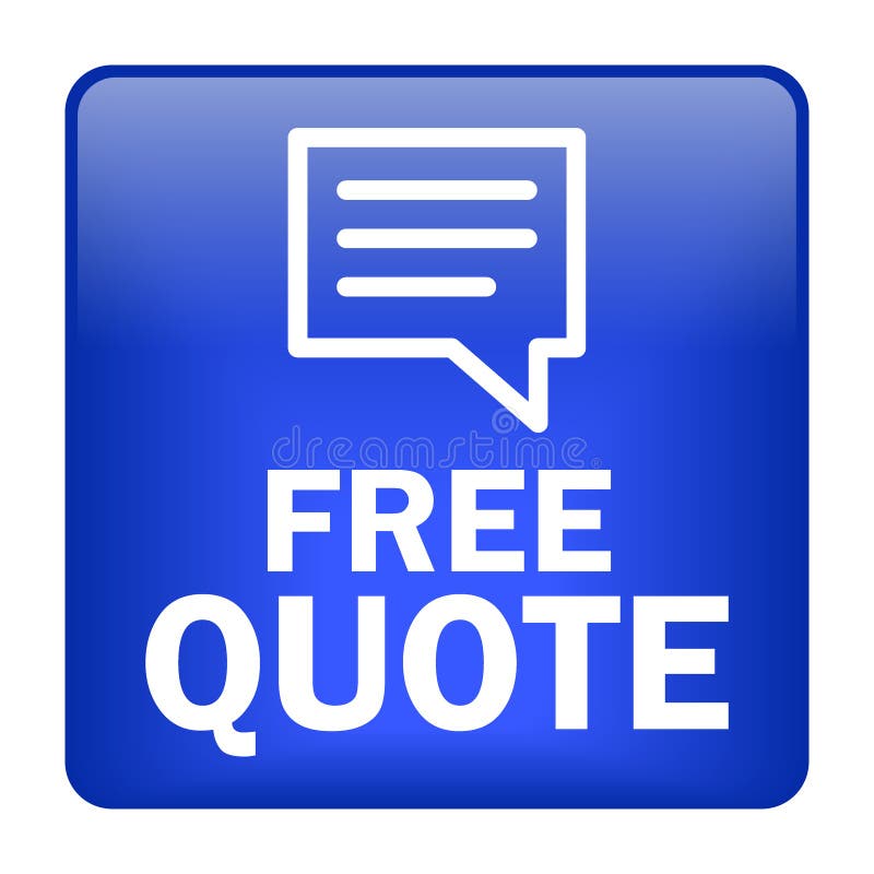 Free quote icon button stock illustration. Illustration of message ...