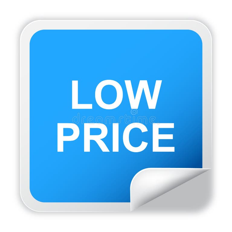 Low Price Sticker Vector Illustration Stock Illustration - Illustration ...