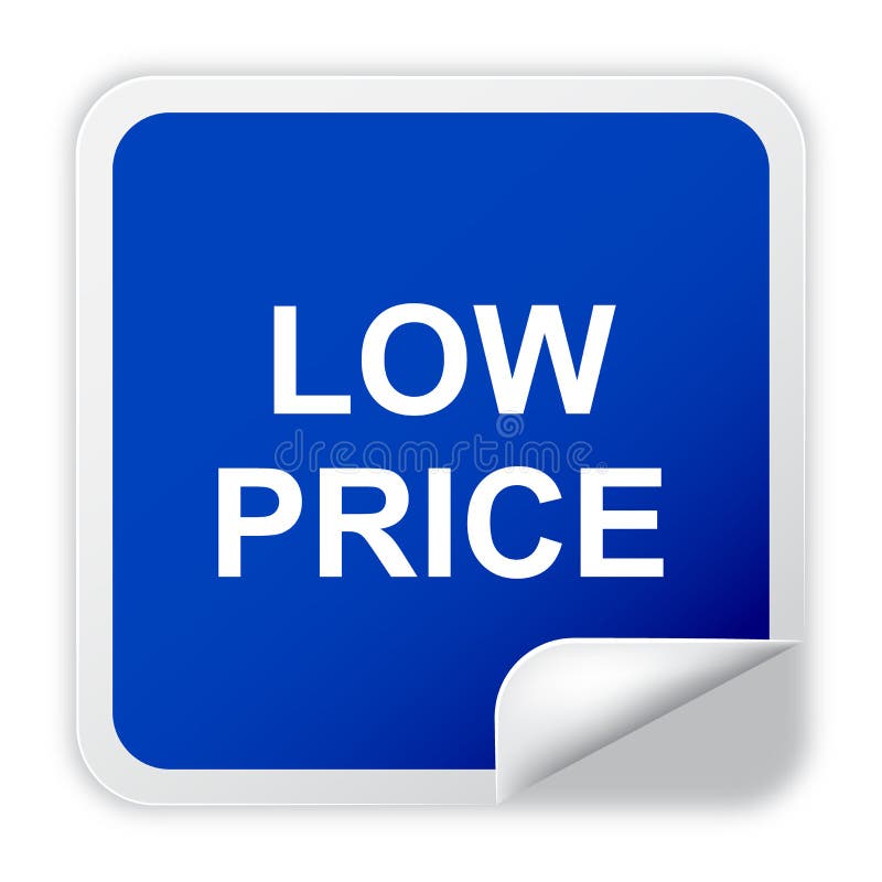 Low Price Sticker Vector Illustration Stock Illustration - Illustration ...