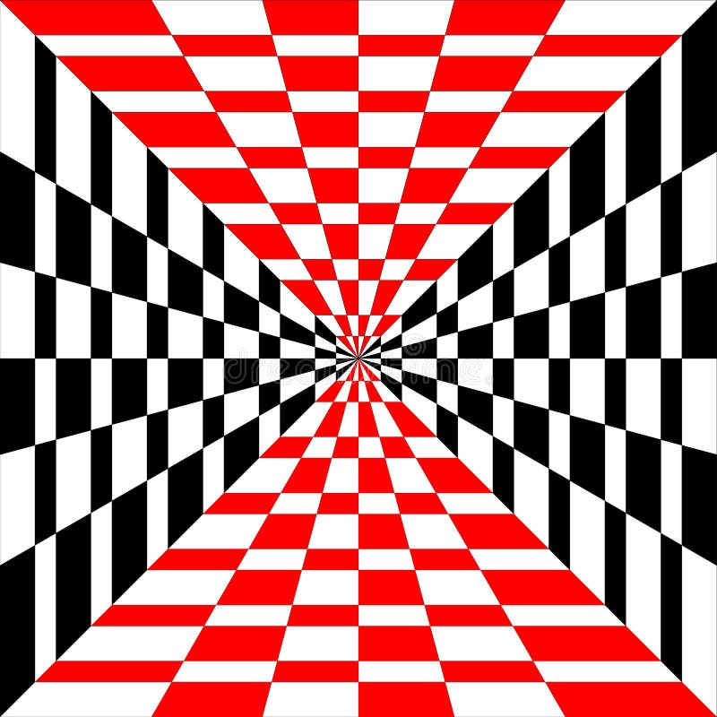 Square Abstract Background. Art of Hypnosis Stock Vector - Illustration ...