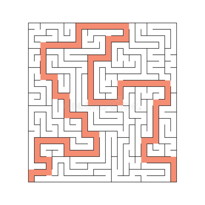 A Square Abstract Labyrinth. an Interesting and Useful Game for ...