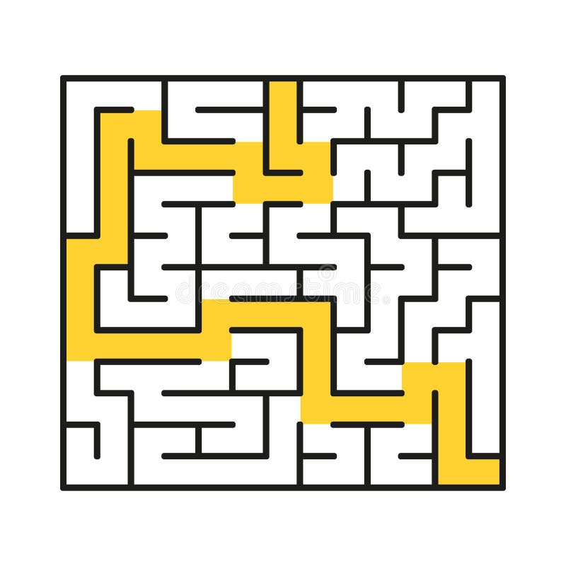 A Square Abstract Labyrinth. an Interesting and Useful Game for ...