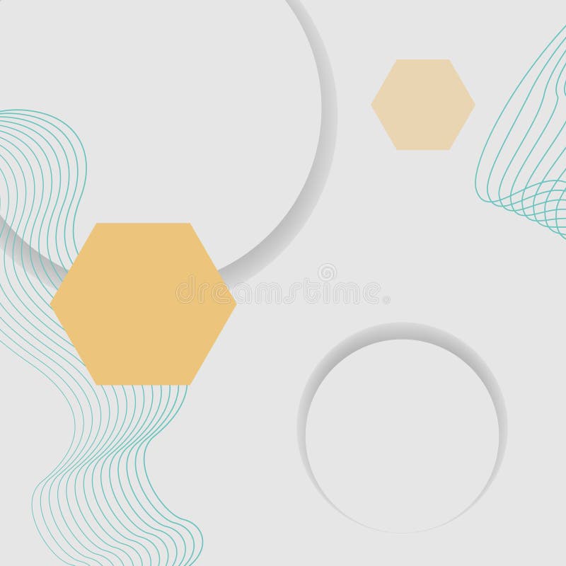 Square Abstract Wavy Modern Background with Geometric Shapes Element ...