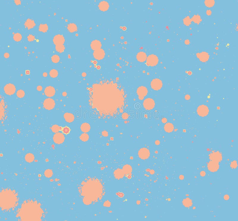 Square Abstractpink Spots on Blue Background Stock Illustration ...