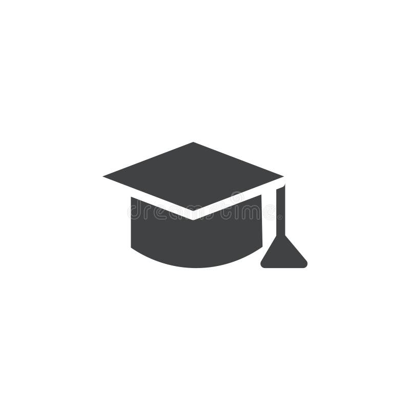 Square Academic Cap Icon Simple Vector Symbol Stock Vector ...