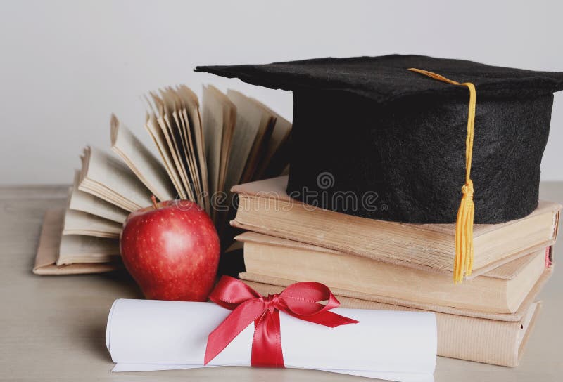Square academic hat stock image. Image of black, exam - 67459823
