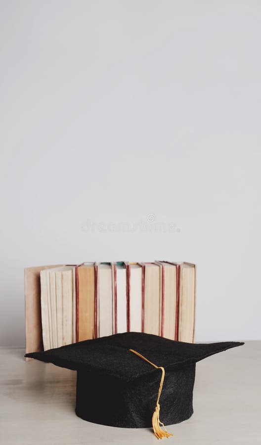 Square academic hat stock image. Image of black, knowledge - 67460405