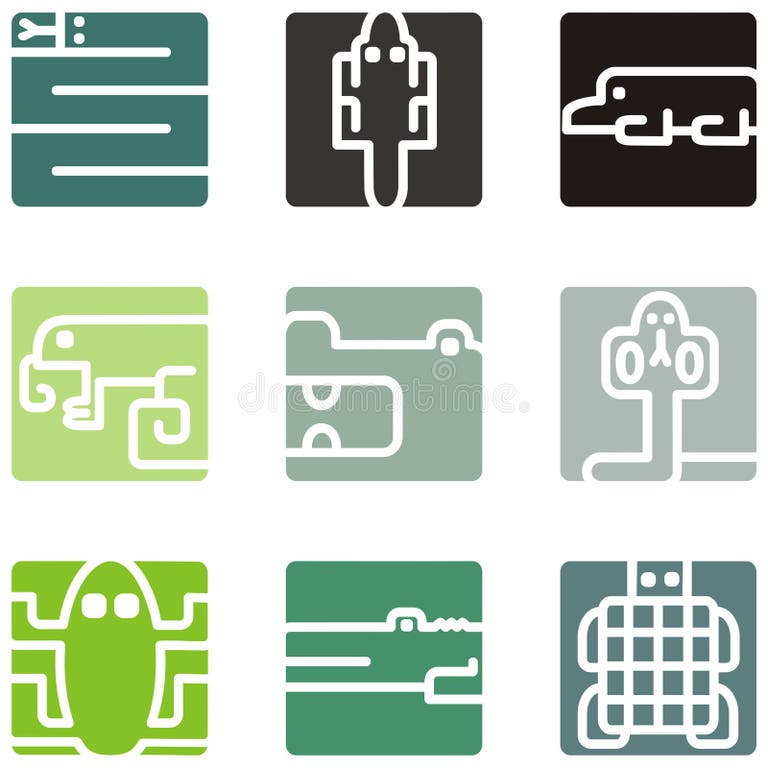 Square Crocodile Stock Illustrations – 496 Square Crocodile Stock ...