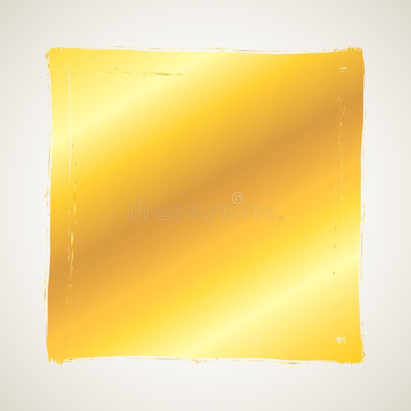 Square Artistic Golden Paint Stroke Stock Vector - Illustration of ... Square Artistic Golden Paint Stroke Stock Vector - Illustration of ...