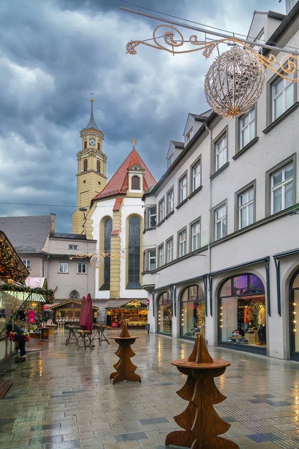 Square in Augsburg, Germany Stock Photo - Image of tourism, bavaria ...