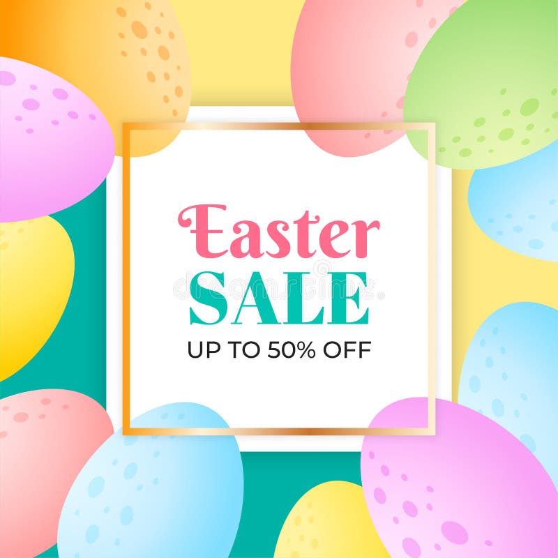 Easter Special Offer Banner Template Stock Vector - Illustration of ...