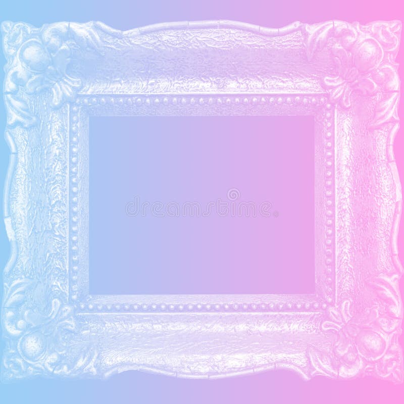 Square Background Frame Blue Pink Stock Photo - Image of template ...
