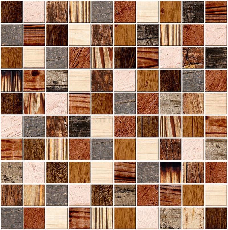 Square Background with Wooden Pattern of Different Colors. Samples ...