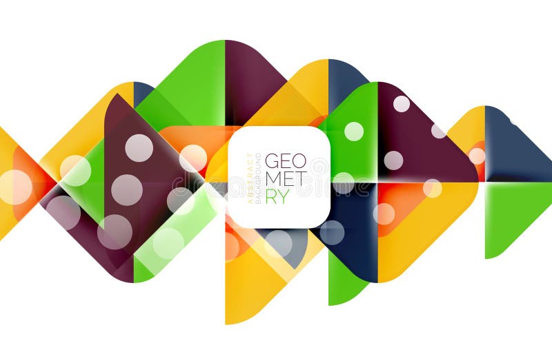 Square Banner Geometric Template Stock Vector - Illustration of grunge ...