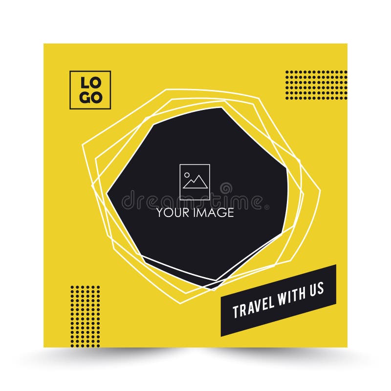 Square Banner Template. Suitable for Social Media Posts and Web Ads on ...