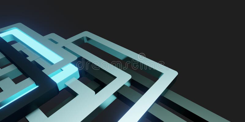 Square Bar Background Abstract Pattern Material Shiny Technology 3D ...