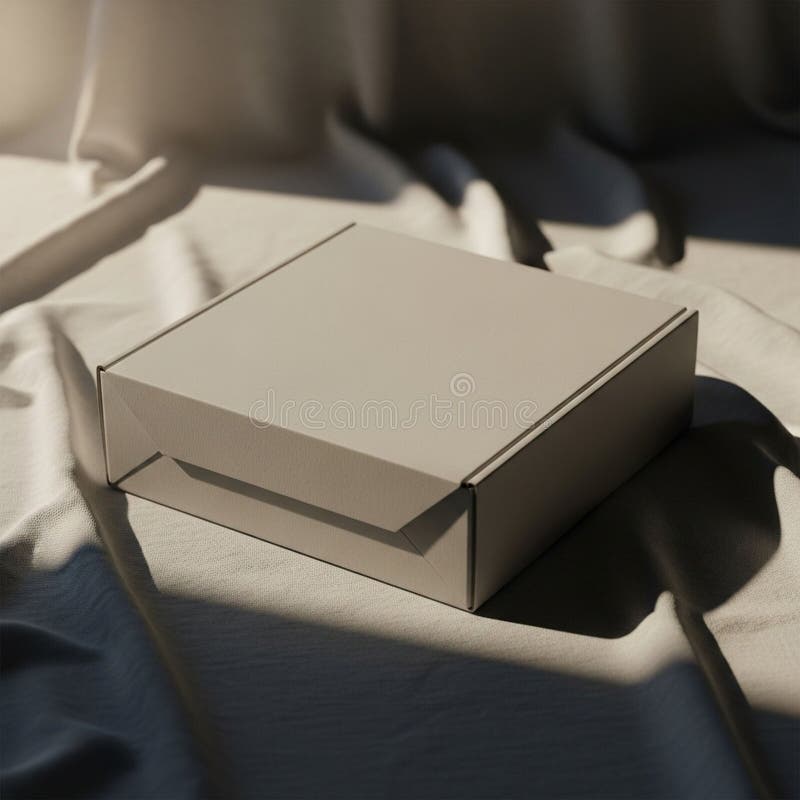 Plain Square Beige Cardboard Box Stock Illustrations – 243 Plain Square ...