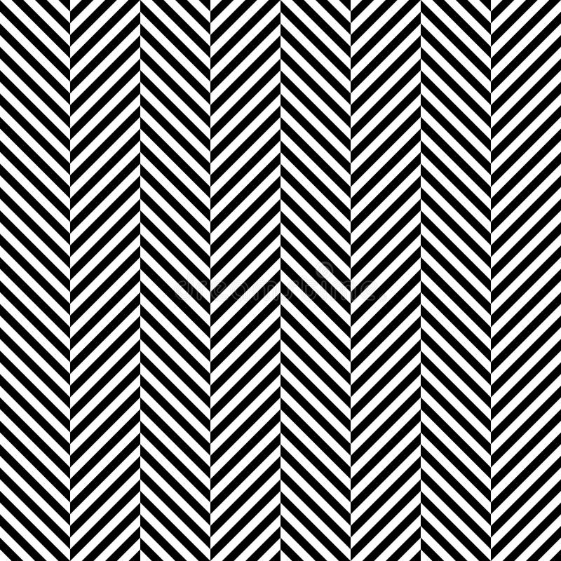 Big Seamless Pattern Herringbone Black and White Stock Vector ...