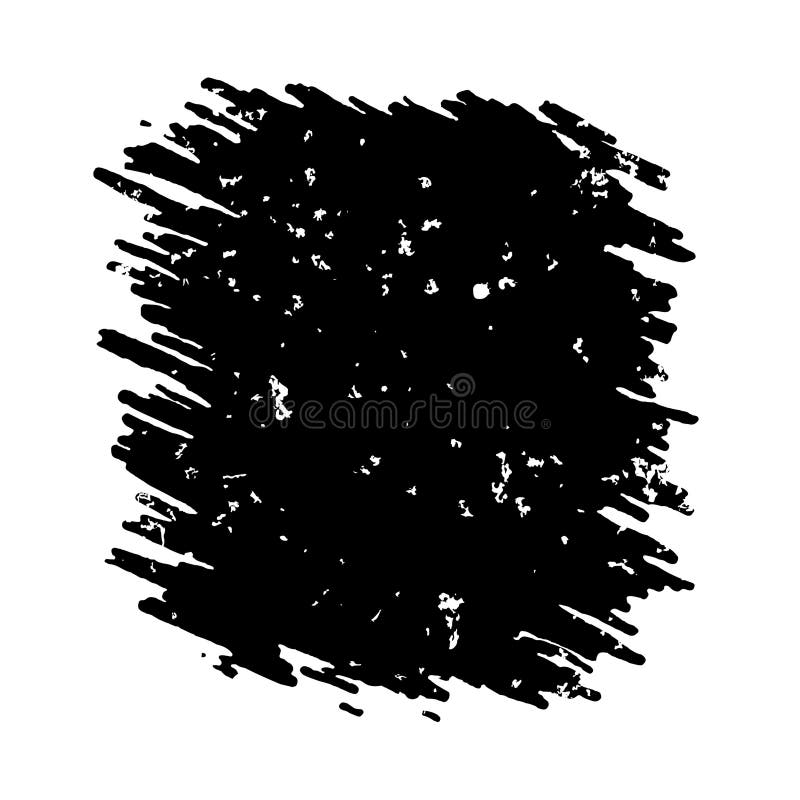 Square Black Slanted Brush Stroke Rough Frame Background with Copy ...