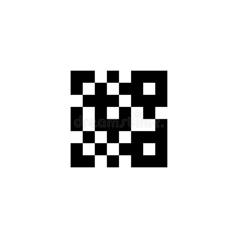 A Square Black and White QR Code on a Plain White Background. Ideal for ...