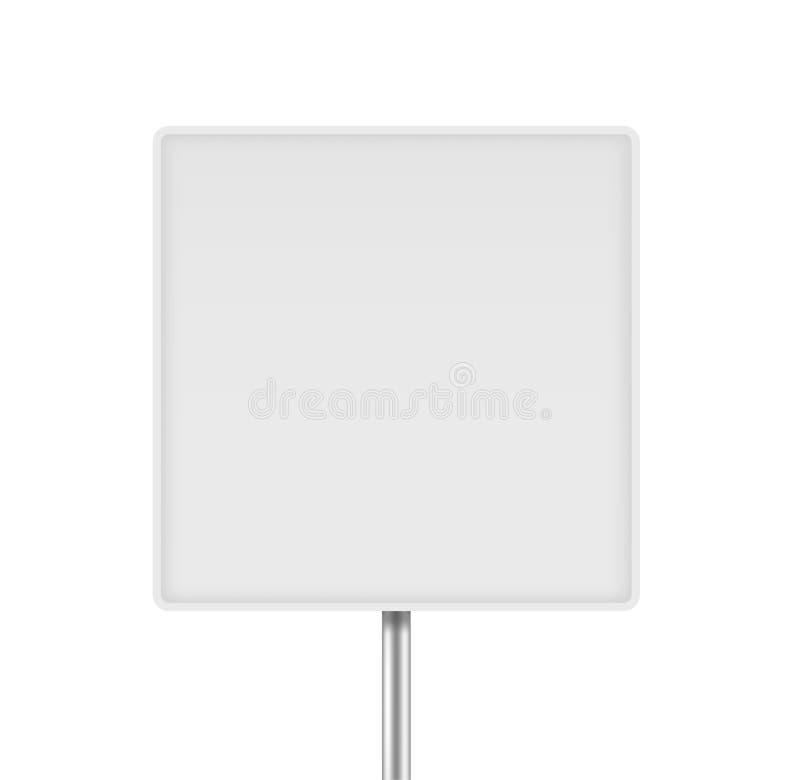 Square Blank Billboard Vector Mock Up Stock Vector - Illustration of ...