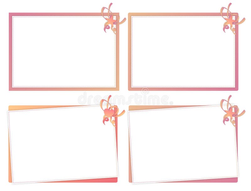 Square Blank Cards stock vector. Illustration of isolated - 22153398