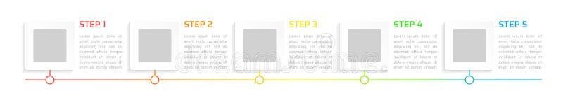 Square Blank Options Infographic Chart Design Template Stock Vector ...