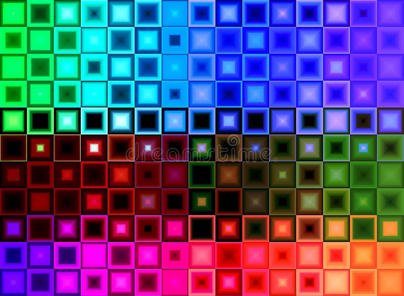 Square Block Background stock illustration. Illustration of colours ...