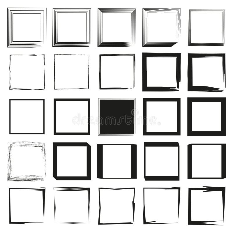 Filled Black Square Stock Illustrations – 5,769 Filled Black Square ...