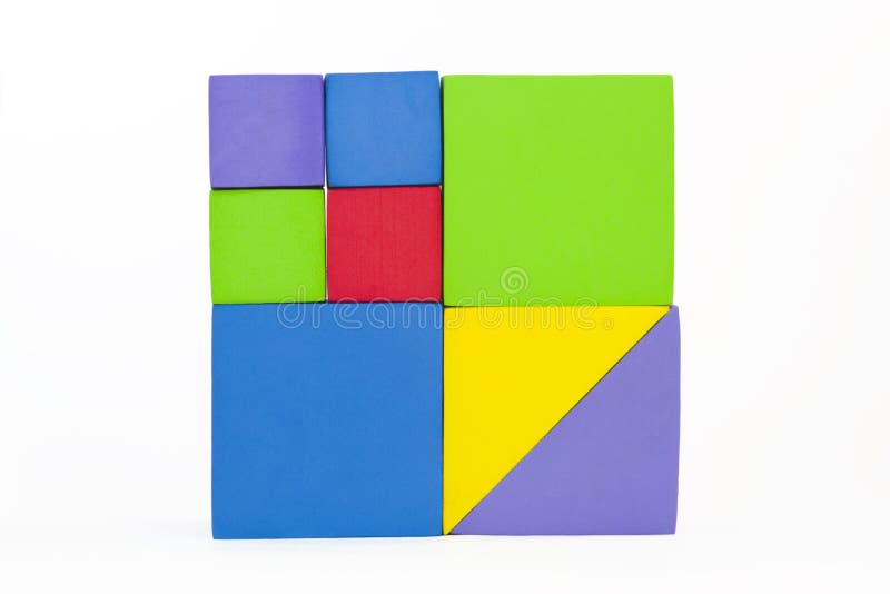 Square Blocks stock photo. Image of kids, blue, block - 29093582