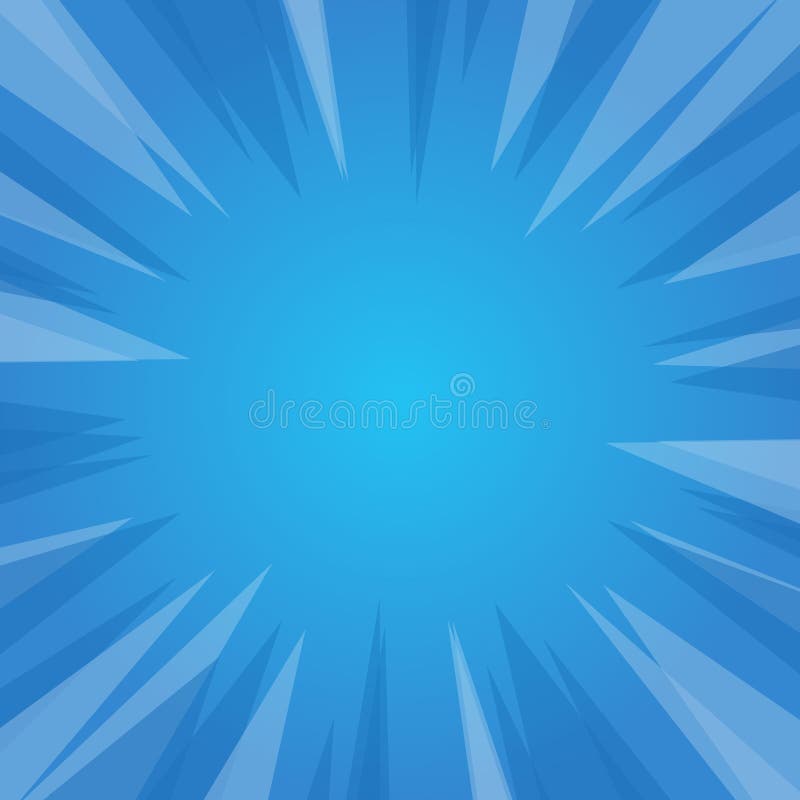 Square Blue Starburst Background Stock Vector - Illustration of rays ...