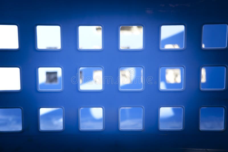 Square Blue Windows stock image. Image of window, blank - 16556439