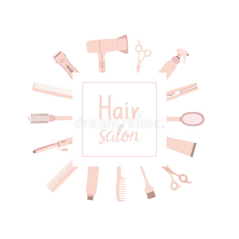 Square Hair Logo Border Stock Illustrations – 14 Square Hair Logo ...
