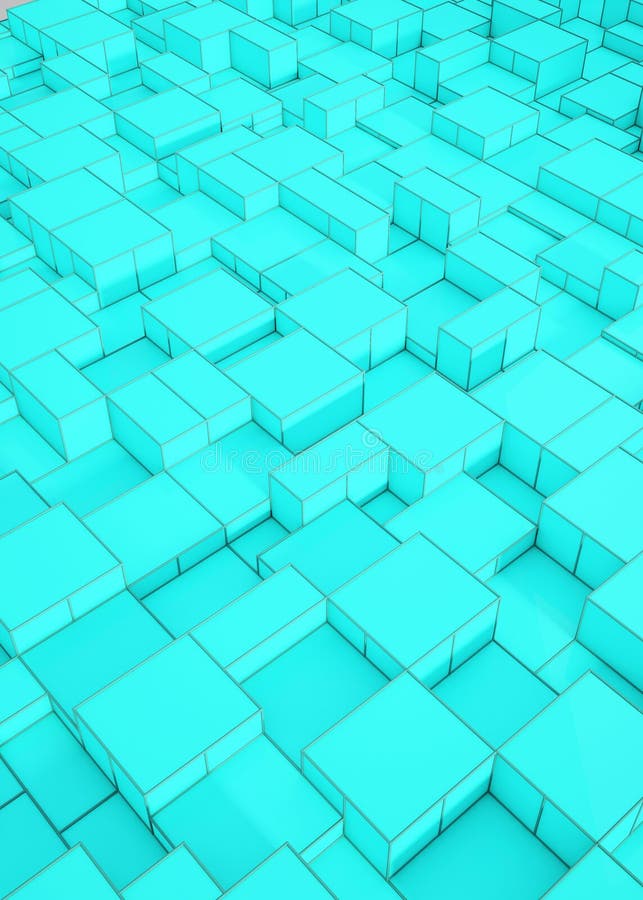 Square Box Shape Pattern Blue According To the Size and Background ...